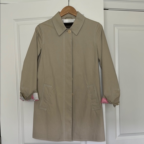Coach | Jackets & Coats | Coach Tan Trench Coat With Classic Silhouette ...